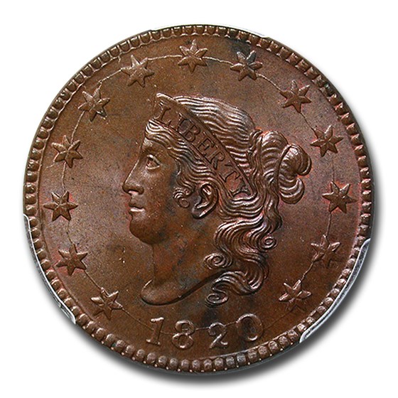Buy 1820 Large Cent MS-64 PCGS (Brown) | APMEX