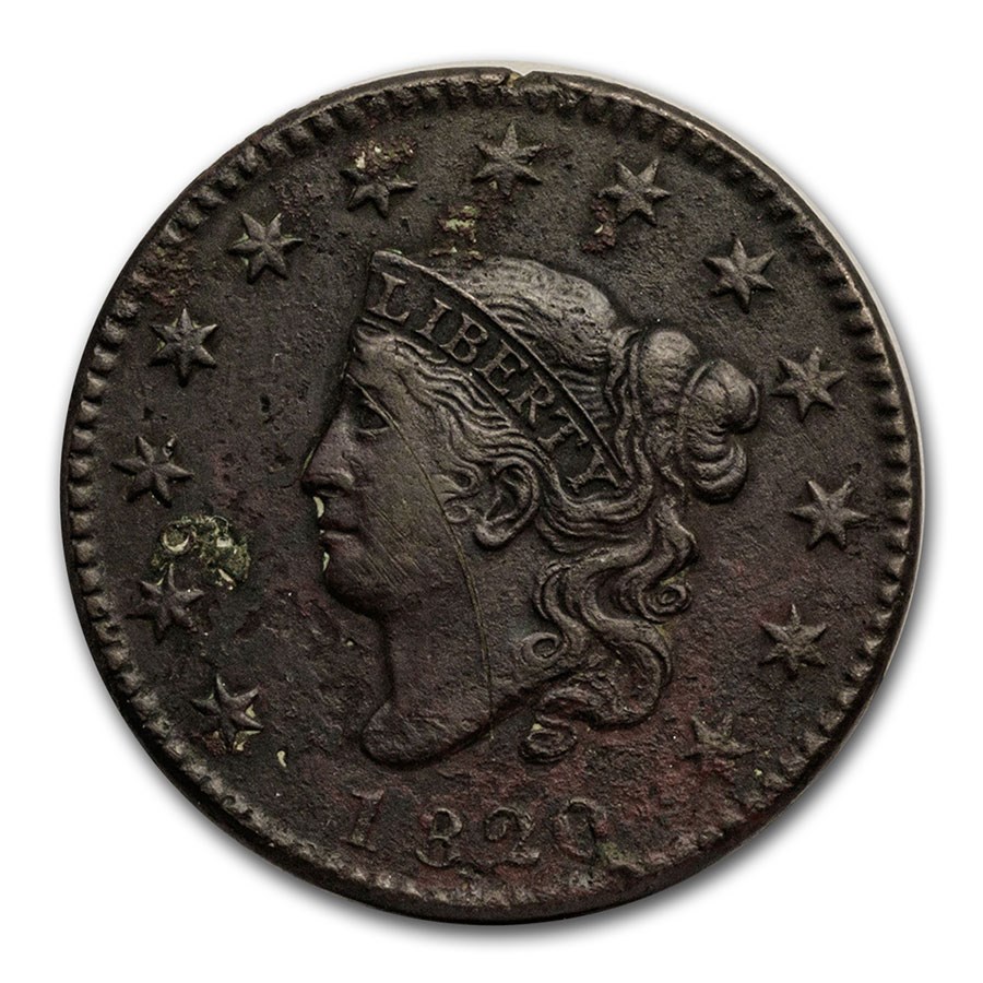 Buy 1820 Large Cent Sm Date XF Details | APMEX