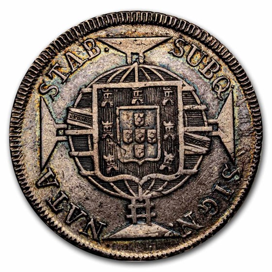 1820-R Brazil Silver 960 Reis XF