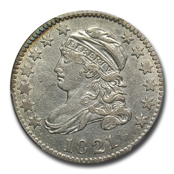 Buy 1821 Capped Bust Dime Large Date AU-53 PCGS | APMEX