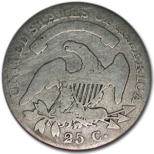Buy 1821 Capped Bust Quarter VG Details (Cleaned) | APMEX