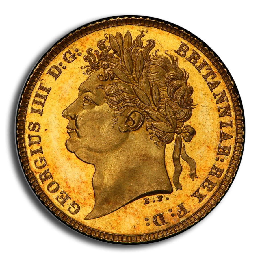 Buy 1821 Great Britain George IV Gold Half Sovereign PR-65 Cameo PCGS ...