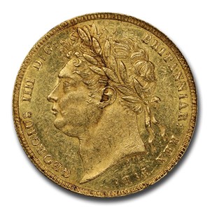 Buy 1821 Great Britain Gold Sovereign George IV MS-61 PCGS | APMEX