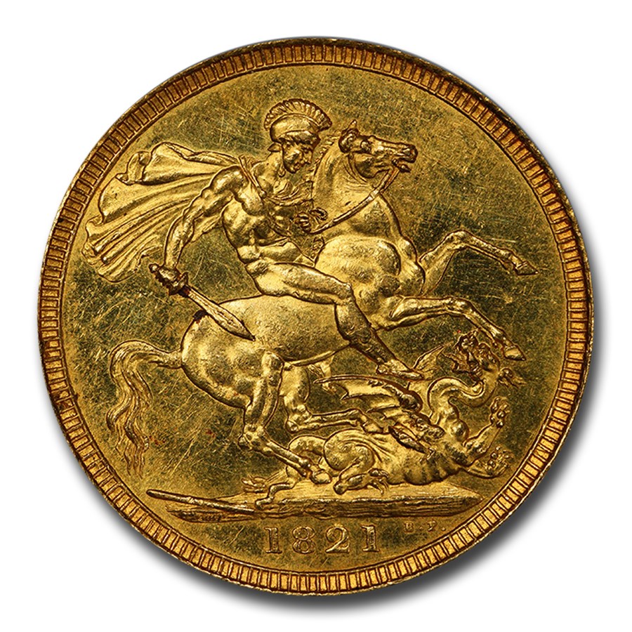 Buy 1821 Great Britain Gold Sovereign George IV MS-62 PCGS | APMEX
