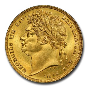 Buy 1821 Great Britain Gold Sovereign George IV MS-65 PCGS | APMEX