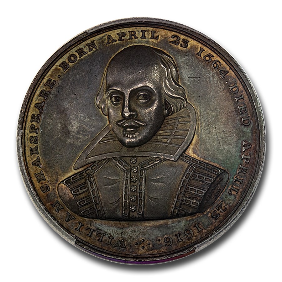 Buy 1821 Great Britain Silver Medal William Shakespeare SP-64 PCGS | APMEX