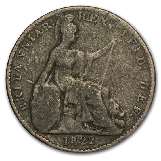 Buy 1822 Great Britain Farthing George IV VF | APMEX