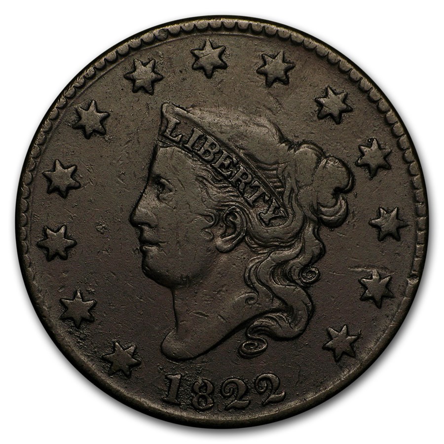 Buy 1822 Large Cent VF | APMEX