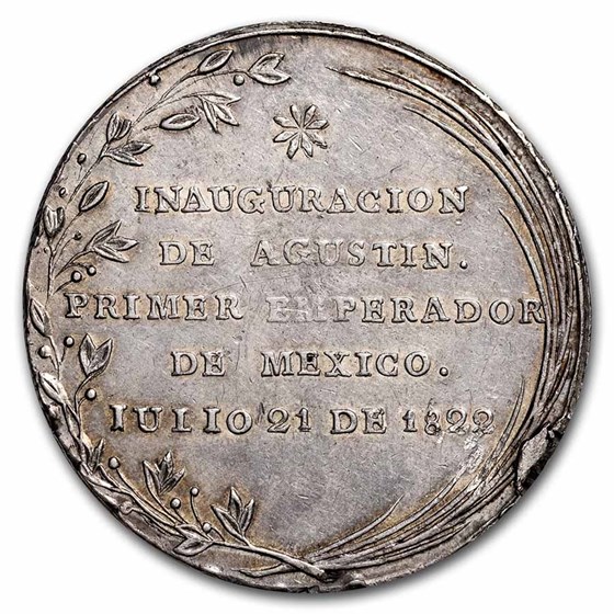 Buy 1822 Mexican Empire of Iturbide Silver Proclimation Medal | APMEX