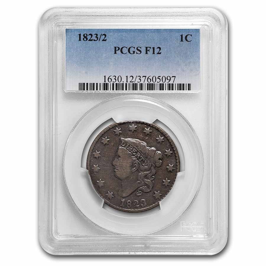 Buy 1823/2 Large Cent F-12 PCGS | APMEX