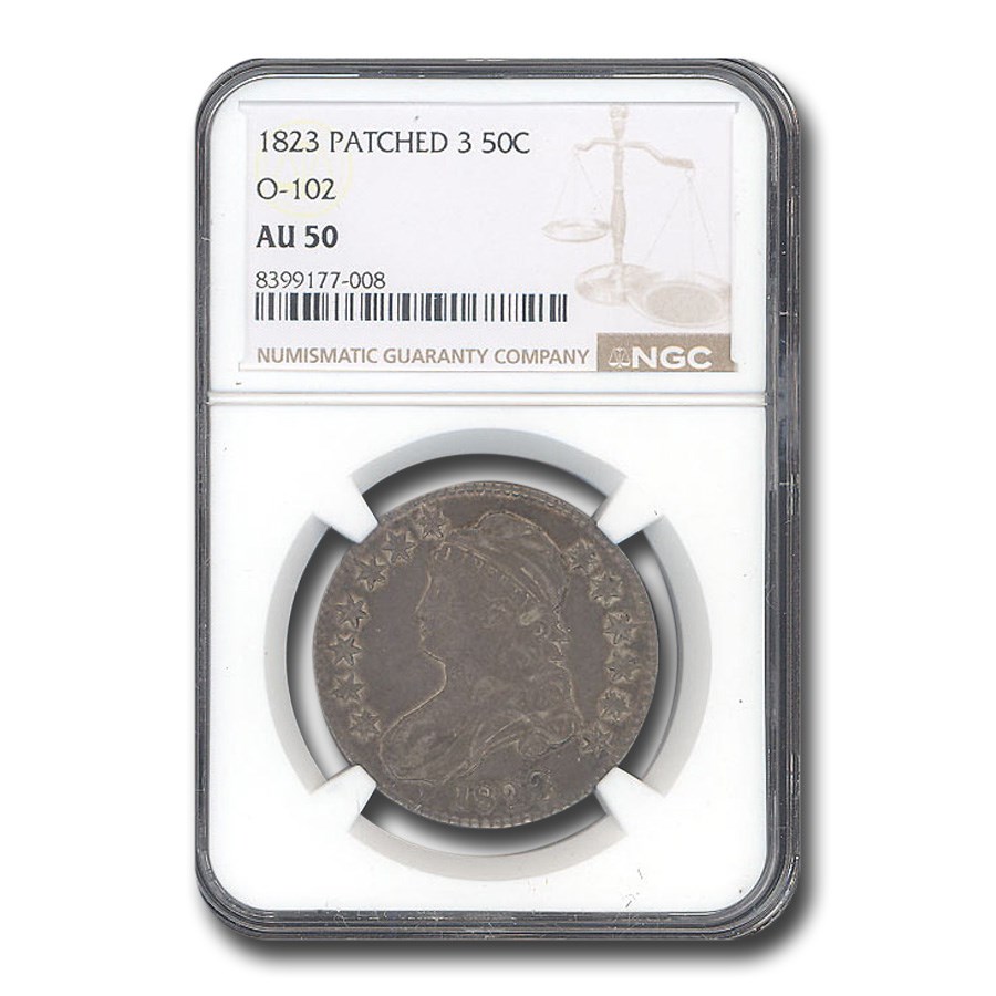 Buy 1823 Capped Bust Half Dollar AU-50 NGC (O-102) | APMEX