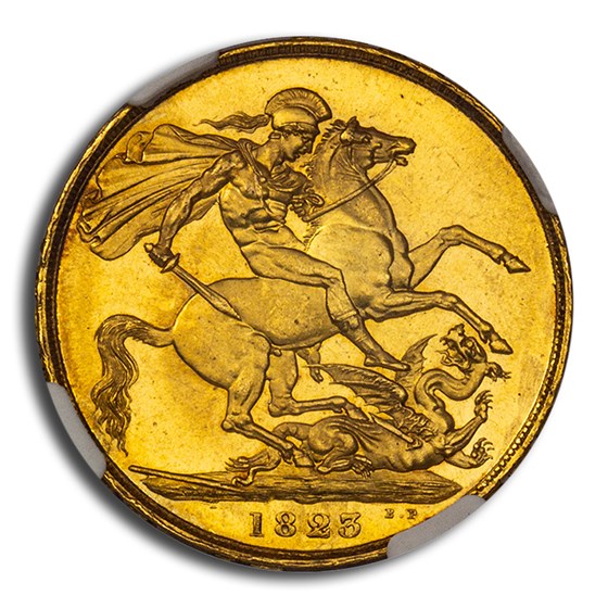 Buy 1823 Great Britain AV Two Pounds George IV MS-65+ NGC | APMEX