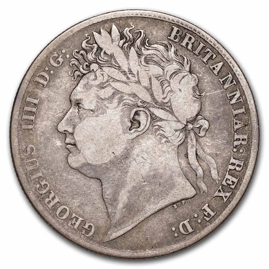 Buy 1823 Great Britain Silver Half Crown George IV VF | APMEX