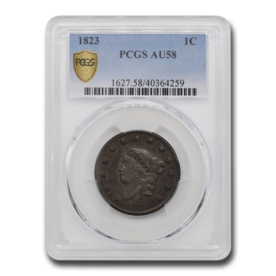 Buy 1823 Large Cent AU-58 PCGS | APMEX