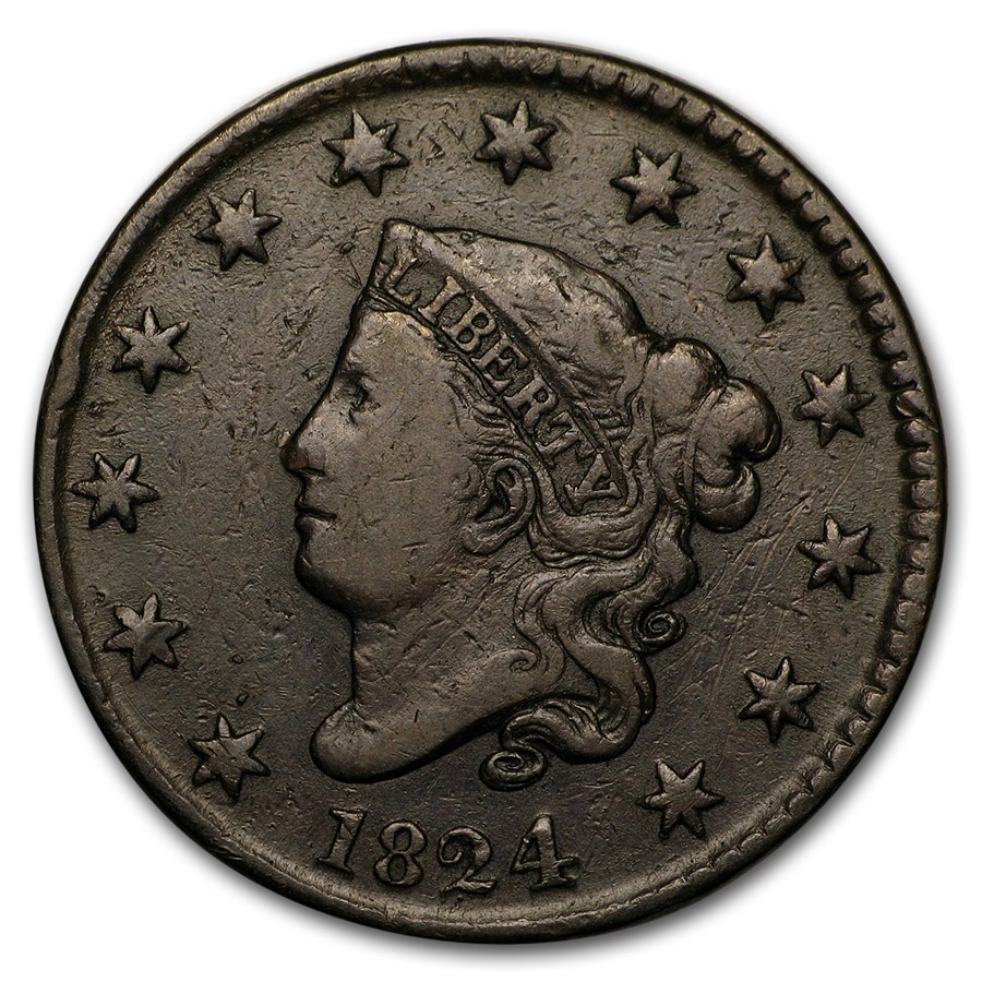 Buy 1824 Large Cent Fine | APMEX