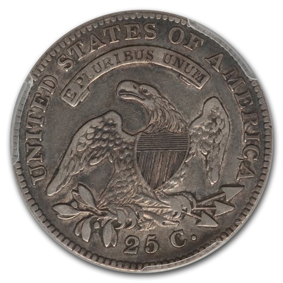 Buy 1825/4(2) Capped Bust Quarter VF-30 PCGS CAC (Browning 2) | APMEX