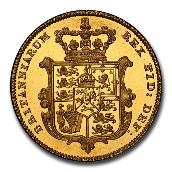 Buy 1826 Great Britain Gold Half-Sovereign PR-64 PCGS (CAMEO) | APMEX