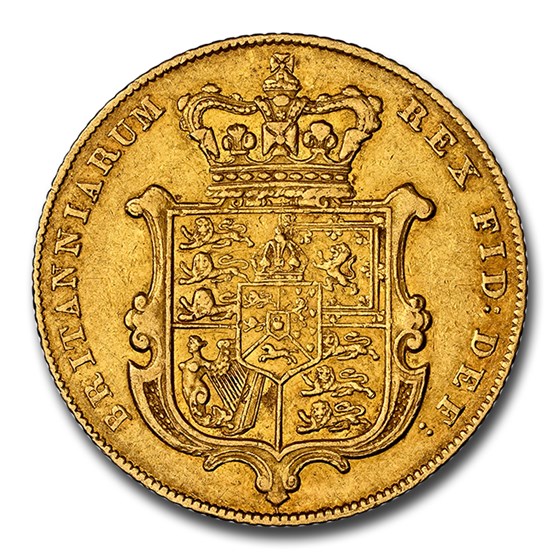 Buy 1826 Great Britain Gold Sovereign George IV AU-55 NGC | APMEX