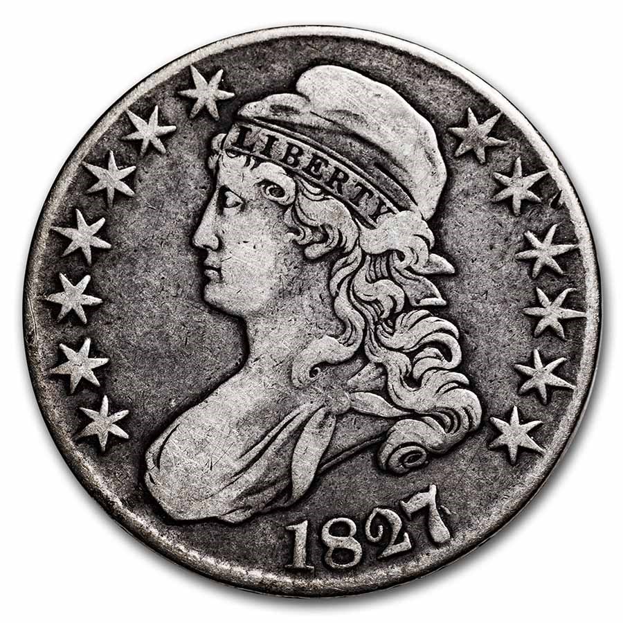 Buy 1827/6 Bust Half Dollar VF (O-102) | APMEX