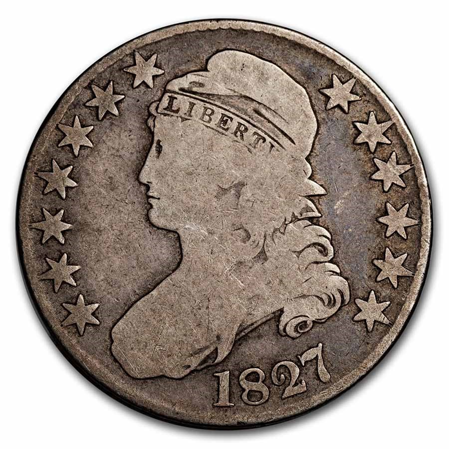 Buy 1827 Bust Half Dollar VG (Square Base 2) | APMEX