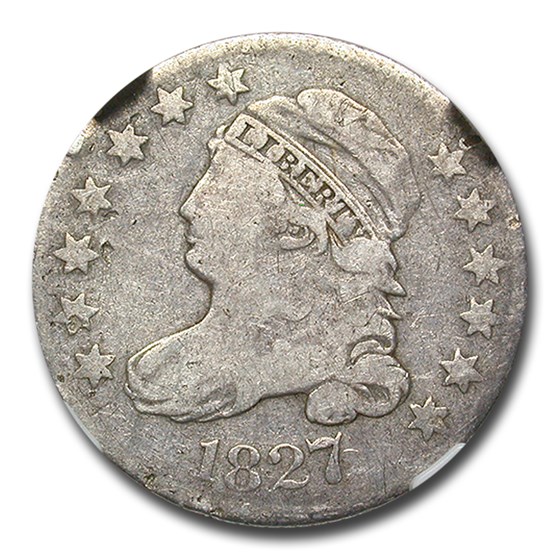 1827 Capped Bust Dime VG-8 NGC