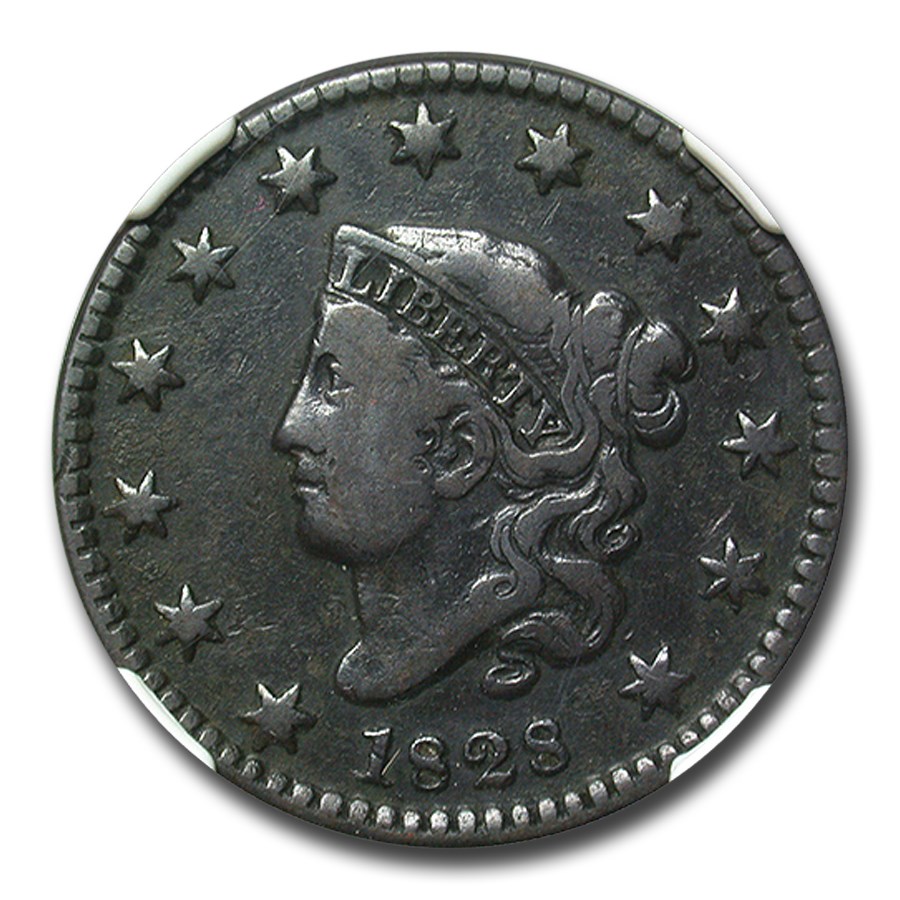 Buy 1828 Large Cent Fine-15 NGC (Brown) | APMEX