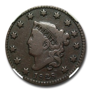 Buy 1828 Large Cent VG-10 NGC (Brown) | APMEX