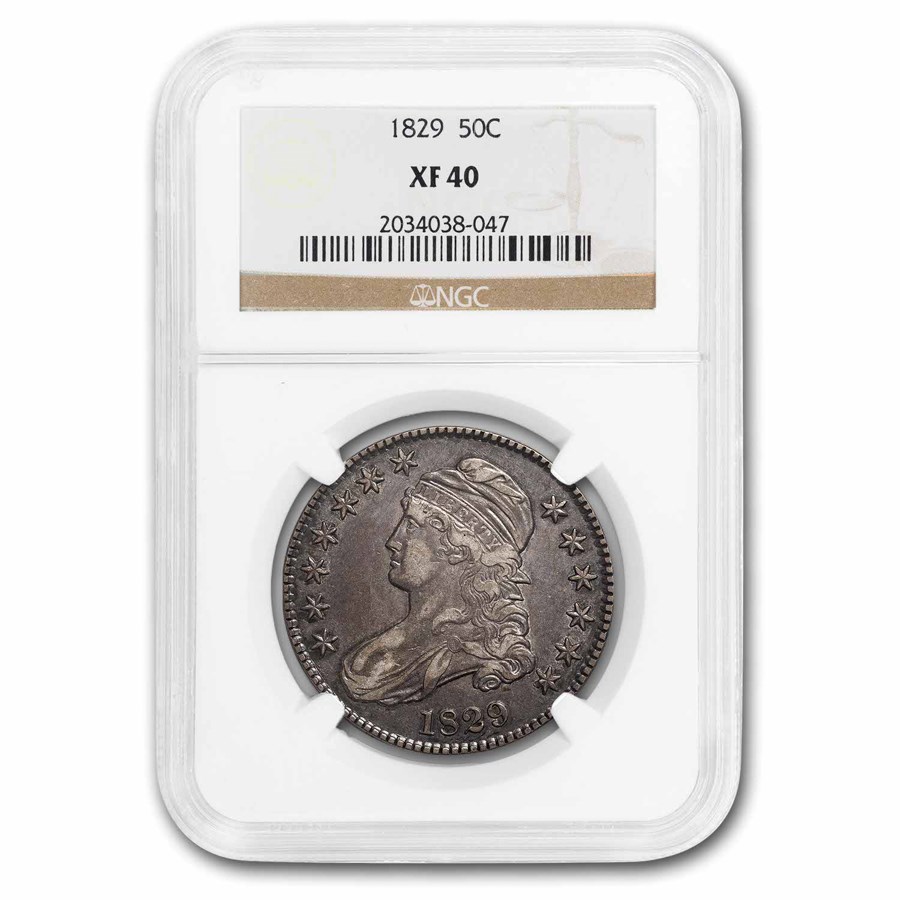 Buy 1829 Bust Half Dollar XF-40 NGC | APMEX