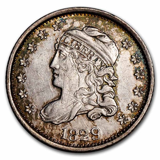 Buy 1829 Capped Bust Half Dime AU (Details) | APMEX