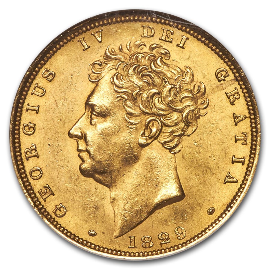 Buy 1829 Great Britain Gold Sovereign George IV MS-63 NGC | APMEX
