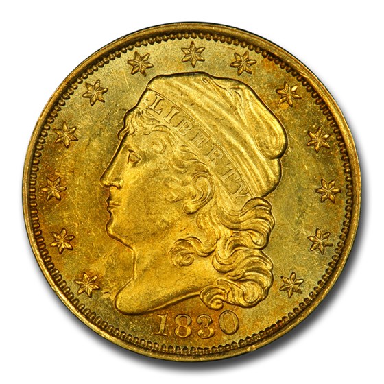 Buy 1830 $2.50 Capped Bust Gold Quarter Eagle MS-63+ PCGS | APMEX