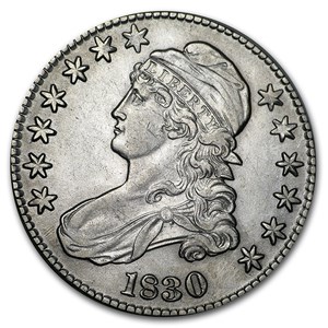 Buy 1830 Bust Half Dollar AU (Large 0) | APMEX