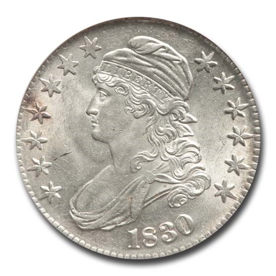 Buy 1830 Bust Half Dollar MS-62 NGC (Large 0) | APMEX