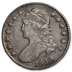 Buy 1830 Bust Half Dollar XF (Small 0) Details | APMEX