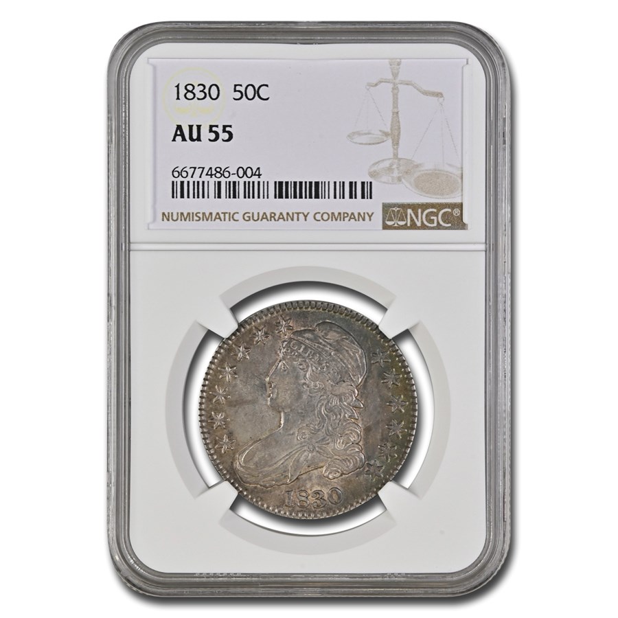 Buy 1830 Capped Bust Half Dollar AU-55 NGC | APMEX