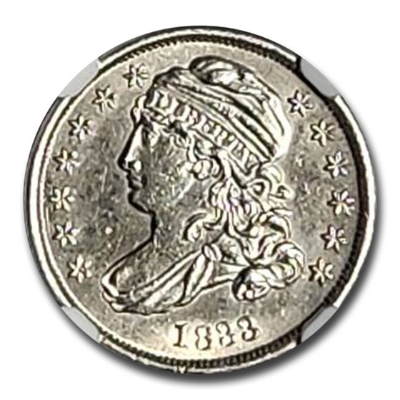 1833 Capped Bust Dime MS-62 NGC