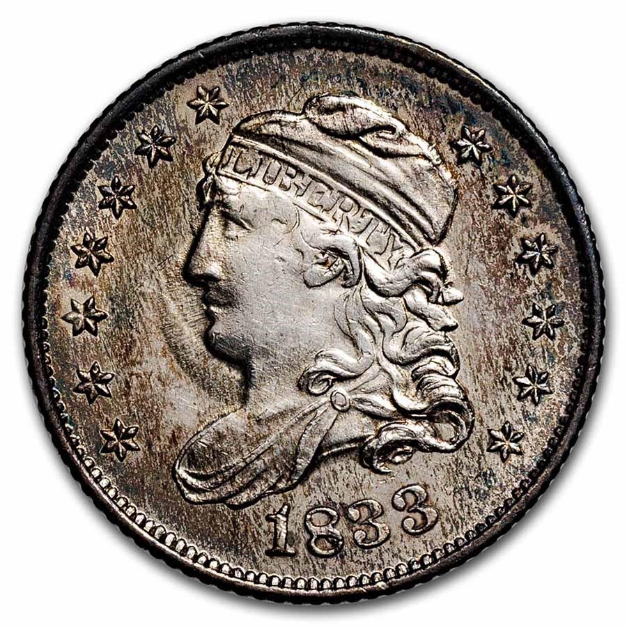 Buy 1833 Capped Bust Half Dime BU | APMEX