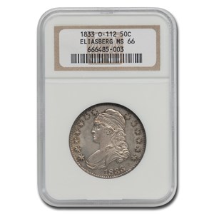 Buy 1833 Capped Bust Half Dollar MS-66 NGC (ELIASBERG, O-112) | APMEX