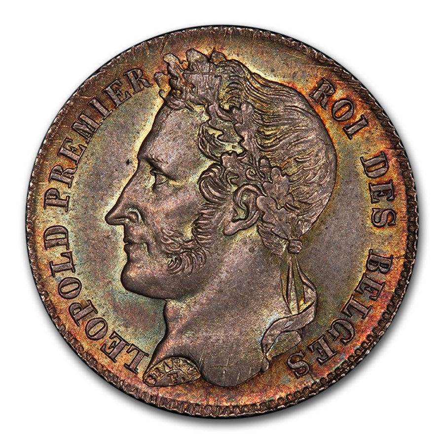 Buy 1834 Belgium Silver 1/2 Franc Leopold I MS-65 PCGS | APMEX