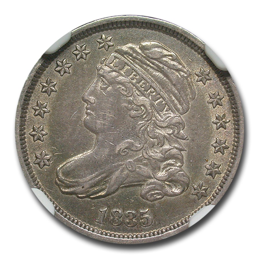 Buy 1835 Capped Bust Dime AU-50 NGC | APMEX