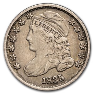 1835 Capped Bust Dime Choice VF