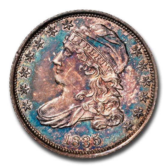 Buy 1835 Capped Bust Dime PF-65 NGC | APMEX