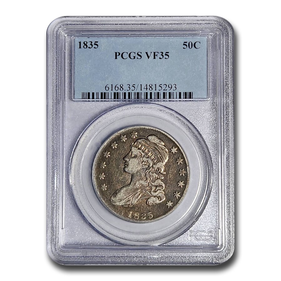 Buy 1835 Capped Bust Half Dollar VF-35 PCGS | APMEX