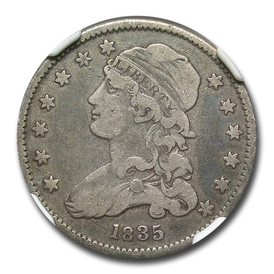 Buy 1835 Capped Bust Quarter VF-20 NGC | APMEX