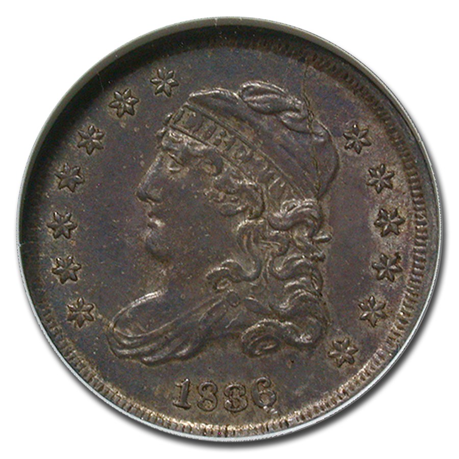 Buy 1836 Capped Bust Half Dime AU-58 NGC | APMEX