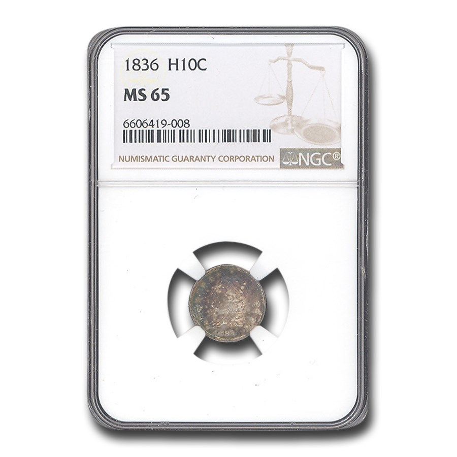 Buy 1836 Capped Bust Half Dime MS-65 NGC | APMEX