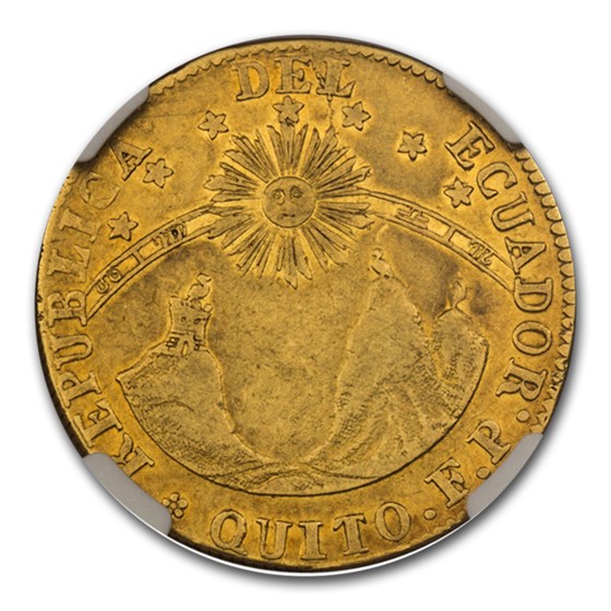 Buy 1836 Ecuador Gold 4 Escudos XF-45 NGC | APMEX