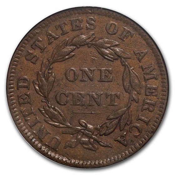 Buy 1836 Large Cent AU-53 NGC (Brown) | APMEX
