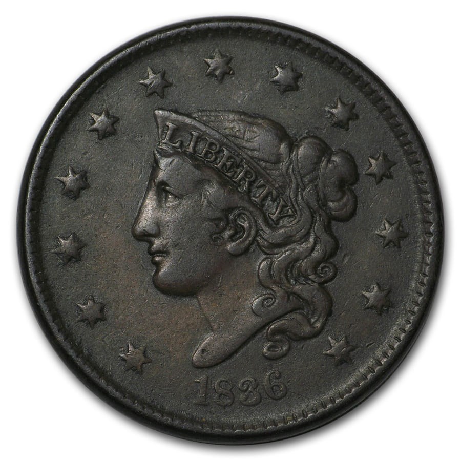 Buy 1836 Large Cent Very Fine | APMEX