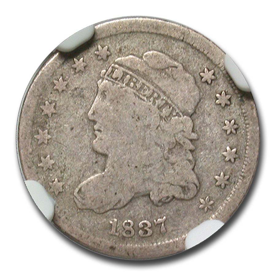1837 Capped Bust Half Dime VG-8 NGC